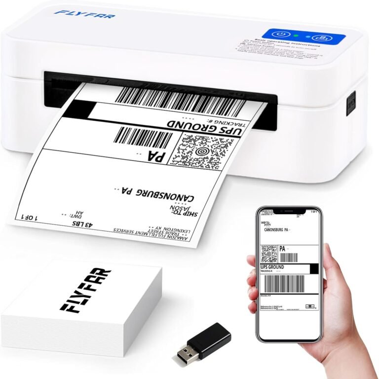 Bluetooth Thermal Shipping Label Printer Review: E40-New-Pro for Small ...